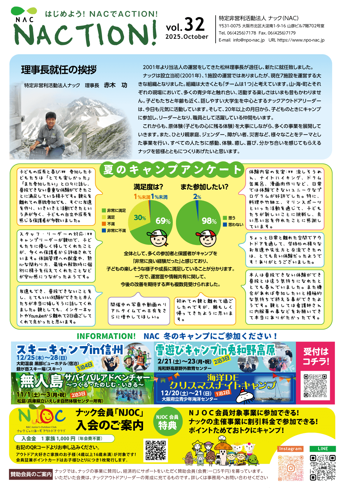 機関誌NACTION｜特定非営利活動法人ナック